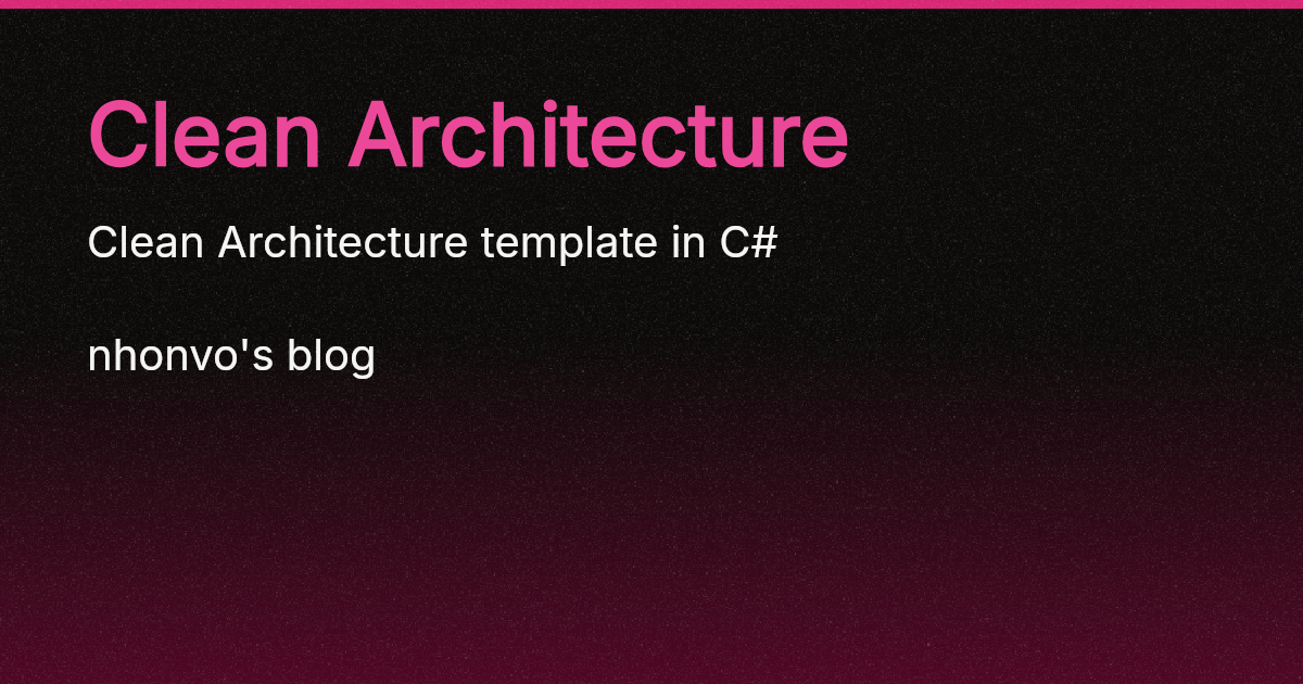 Clean Architecture
